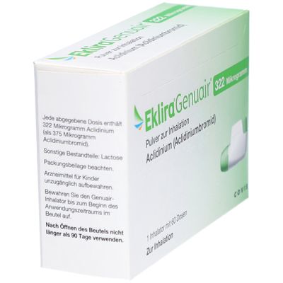 Eklira® Genuair 322 µg 1 St mit dem E-Rezept kaufen - Shop Apotheke
