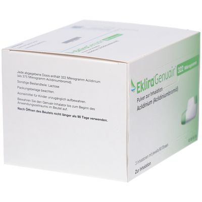 Eklira® Genuair 322 µg 3 St mit dem E-Rezept kaufen - Shop Apotheke