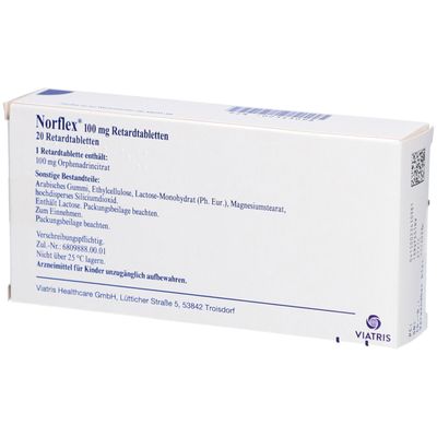 Norflex® 100 mg 20 St mit dem E-Rezept kaufen - Shop Apotheke