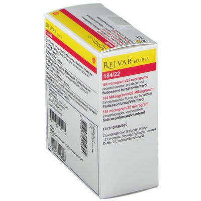 RELVAR® ELLIPTA® 184 Mikrogramm/22 Mikrogramm 1x30 St mit dem E-Rezept ...