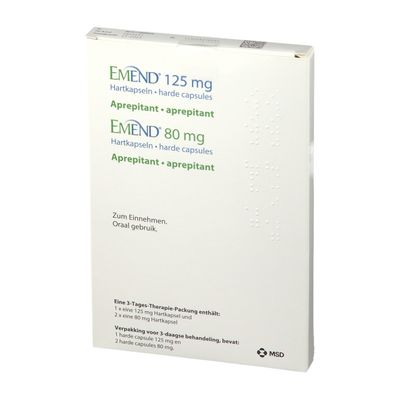 EMEND® 125 mg/80 mg 3 St mit dem E-Rezept kaufen - Shop Apotheke