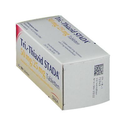 Tri.-Thiazid STADA® 50 mg/25 mg 100 St mit dem E-Rezept kaufen - Shop ...