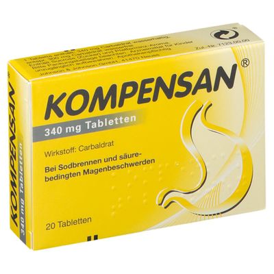 KOMPENSAN® 340 mg 20 St - Shop Apotheke