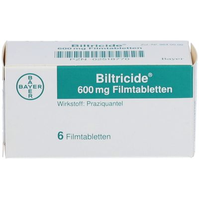Biltricide® 600 mg 6 St mit dem E-Rezept kaufen - Shop Apotheke