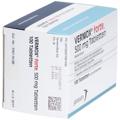 VERMOX® forte 500 mg 100 St mit dem E-Rezept kaufen - Shop Apotheke