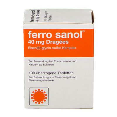 ferro sanol® 40mg 100 St - Shop Apotheke