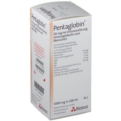 Pentaglobin® 50 mg/ml 100 ml mit dem E-Rezept kaufen - Shop Apotheke