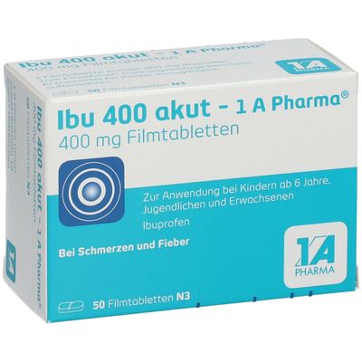Ibu 400 akut - 1 A Pharma® 50 St - Shop Apotheke