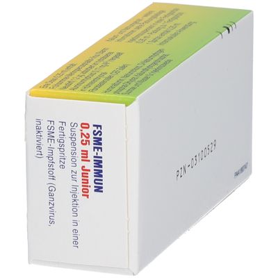 FSME-IMMUN 0,25 ml Junior 1 St mit dem E-Rezept kaufen - Shop Apotheke