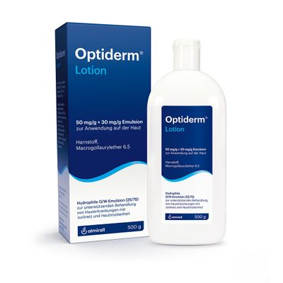 Optiderm Lotion bei Juckreiz und trockener Haut 500 g - Shop Apotheke