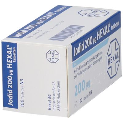 Jodid 200 µg HEXAL® 100 St - Shop Apotheke