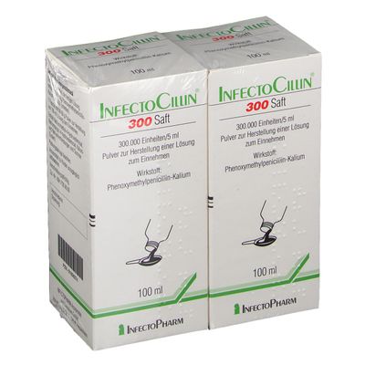 InfectoCillin® 300 Saft 2x100 ml mit dem E-Rezept kaufen - Shop Apotheke