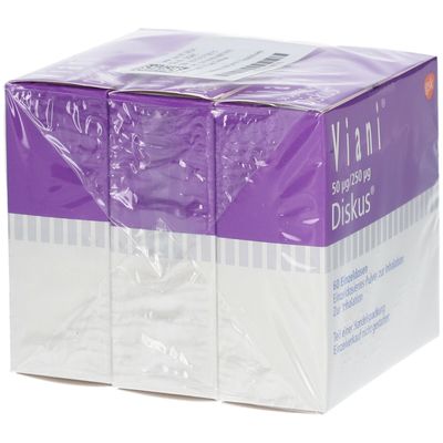 Viani® 50 ug/250 ug Diskus® 3x60 St mit dem E-Rezept kaufen - Shop Apotheke