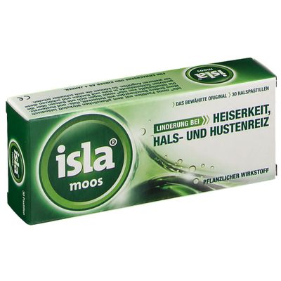 isla moos Halspastillen bei Halskratzen und Reizhusten 30 St - Shop ...