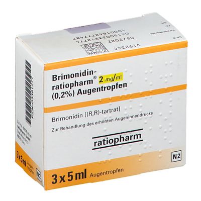 Brimonidin-ratiopharm® 2 mg/ml (0,2%) 3x5 ml mit dem E-Rezept kaufen ...