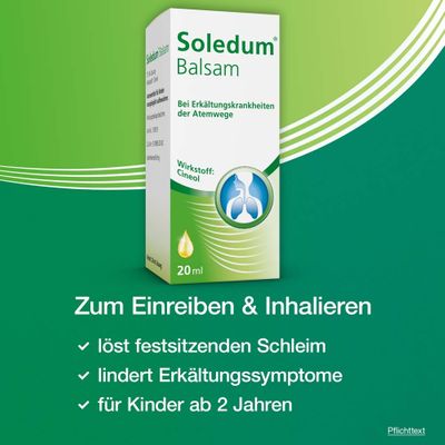 Soledum® Balsam bei Erkältungskrankheiten der Atemwege - Jetzt 15% mit ...