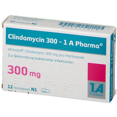 Clindamycin 300 1A Pharma® 12 St mit dem E-Rezept kaufen - Shop Apotheke