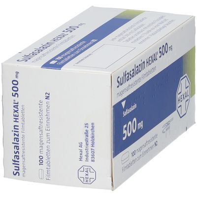 Sulfasalazin HEXAL® 500 mg 100 St mit dem E-Rezept kaufen - Shop Apotheke