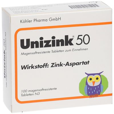 Unizink® 50 Tabletten 100 St - Shop Apotheke