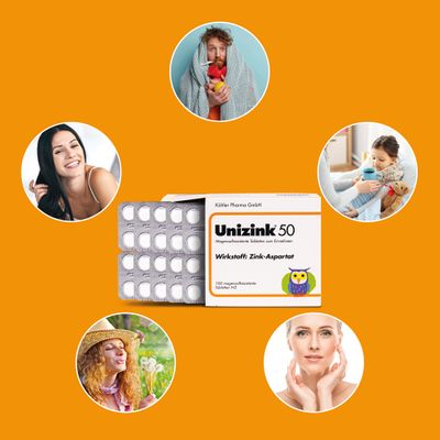 Unizink® 50 Tabletten 100 St - Shop Apotheke