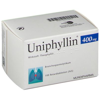 Uniphyllin 400 Retardtabl. 100 St mit dem E-Rezept kaufen - Shop Apotheke