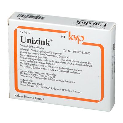 Unizink® 5x10 ml mit dem E-Rezept kaufen - Shop Apotheke