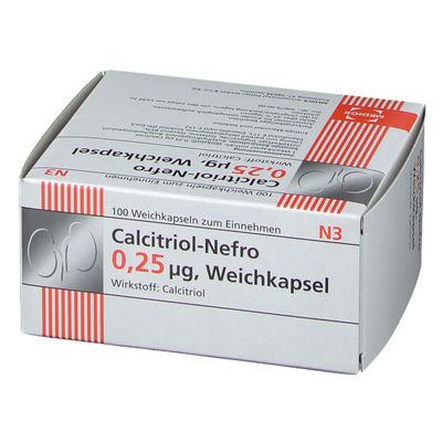 Calcitriol-Nefro 0,25 µg 100 St mit dem E-Rezept kaufen - Shop Apotheke