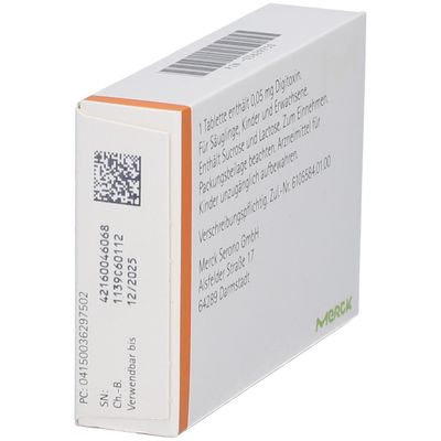 Digimerck® pico 0,05 mg 100 St mit dem E-Rezept kaufen - Shop Apotheke