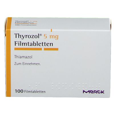 Thyrozol® 5 mg 100 St mit dem E-Rezept kaufen - Shop Apotheke