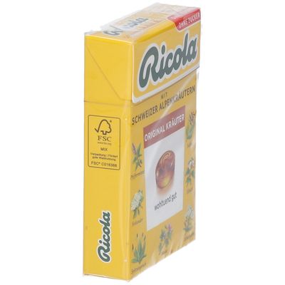 Ricola® Schweizer Kräuterbonbons Box Kräuter Original ohne Zucker 50 g ...