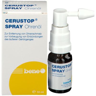 bene CERUSTOP SPRAY Ohrenöl 10 ml - Shop Apotheke