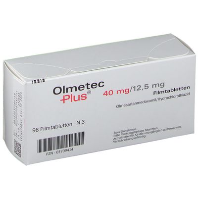 Olmetec Plus® 40 mg/12,5 mg 98 St mit dem E-Rezept kaufen - Shop Apotheke