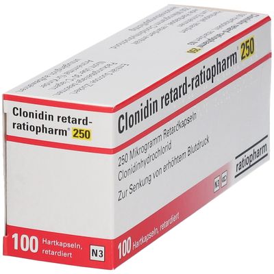 Clonidin retard-ratiopharm® 250 100 St mit dem E-Rezept kaufen - SHOP ...