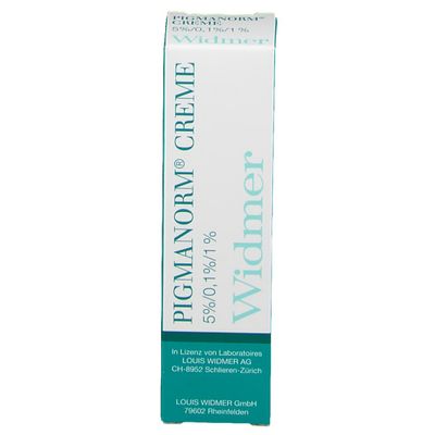 Pigmanorm® Creme 5 %/0,1 %/1 % Widmer 15 g mit dem E-Rezept kaufen ...