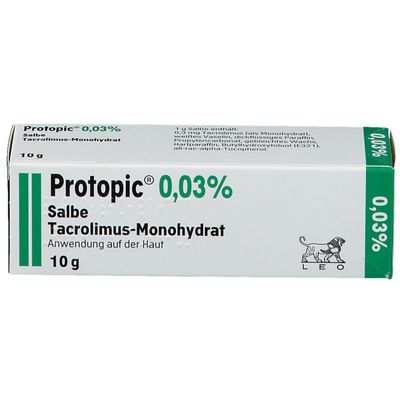 Protopic® 0,03% Salbe 10 g mit dem E-Rezept kaufen - Shop Apotheke