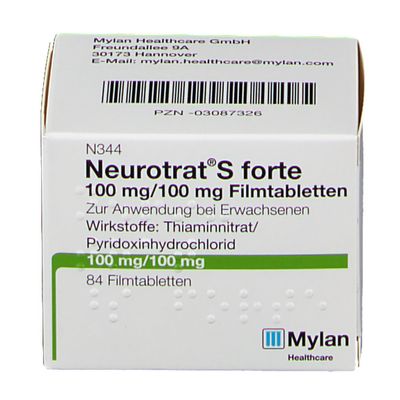 Neurotrat® S forte Filmtabletten 84 St - Shop Apotheke