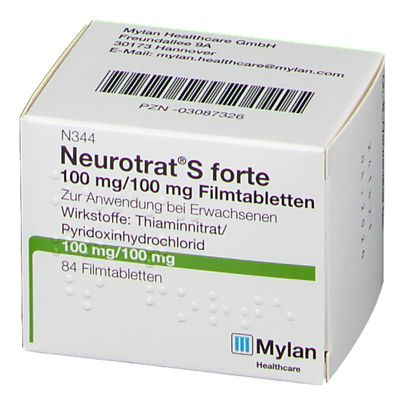 Neurotrat® S forte Filmtabletten 84 St - Shop Apotheke