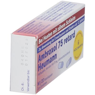 Ambroxol 75 retard Heumann Kapseln 20 St - Shop Apotheke