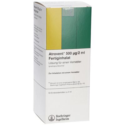 Atrovent 500 µg/2 ml 50x2 ml mit dem E-Rezept kaufen - Shop Apotheke