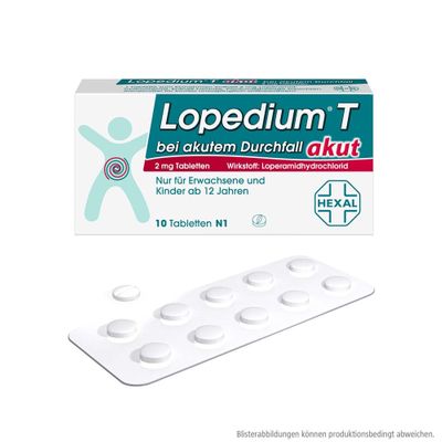 Lopedium® T akut 2 mg 10 St - Shop Apotheke