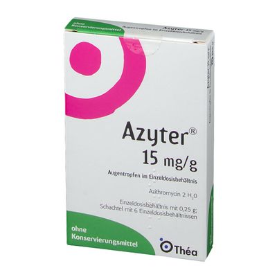 Azyter 15 mg/g 6x0,25 g mit dem E-Rezept kaufen - Shop Apotheke