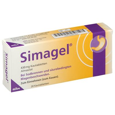 Simagel Kautabletten 20 St - Shop Apotheke
