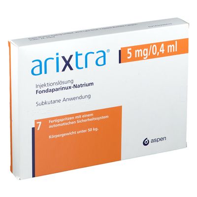 arixtra® 5 mg/0,4 ml 7x0,4 ml mit dem E-Rezept kaufen - Shop Apotheke
