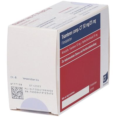 Triamteren Comp - Ct 50/25 100 St mit dem E-Rezept kaufen - Shop Apotheke