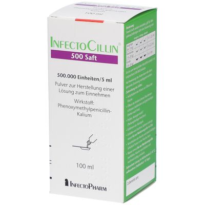 InfectoCillin® 500 Saft 100 ml mit dem E-Rezept kaufen - Shop Apotheke
