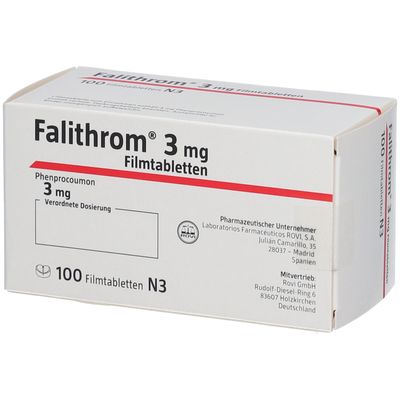 Falithrom® 3 mg 100 St mit dem E-Rezept kaufen - Shop Apotheke