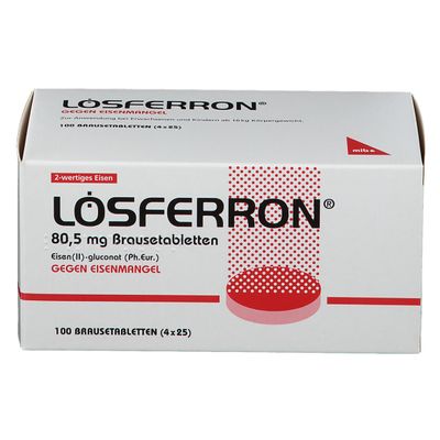 Lösferron® 80,5 mg Brausetabletten 100 St - Shop Apotheke