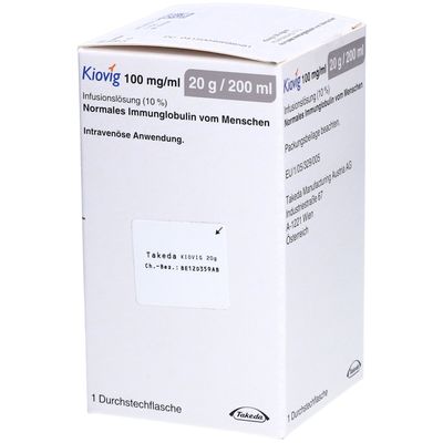 Kiovig 100 mg/ml 200 ml mit dem E-Rezept kaufen - Shop Apotheke