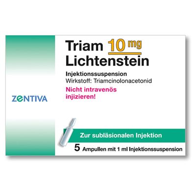 Triam 10 mg Lichtenstein 5x1 ml mit dem E-Rezept kaufen - Shop Apotheke