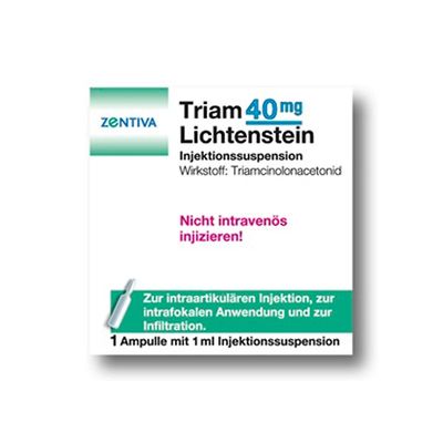Triam 40 mg Lichtenstein 1x1 ml mit dem E-Rezept kaufen - Shop Apotheke